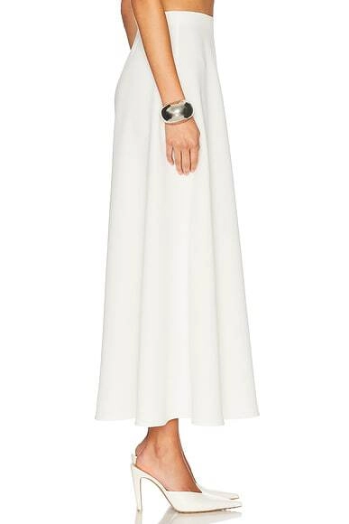 HELSA The Heavy Crepe Midi Skirt