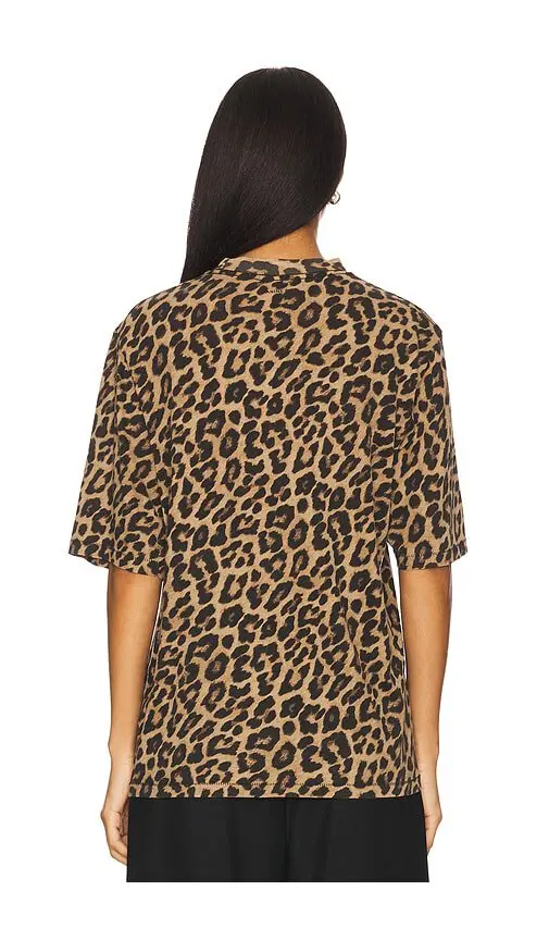 ANINE BING Leopard Print T-shirt