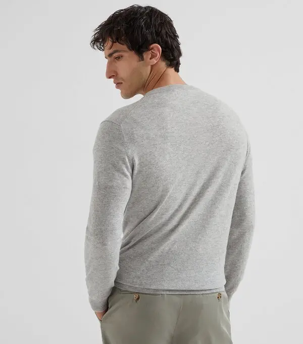 Brunello Cucinelli Cashmere Crew Neck Sweater - Grey