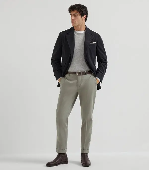 Brunello Cucinelli Cashmere Crew Neck Sweater - Grey