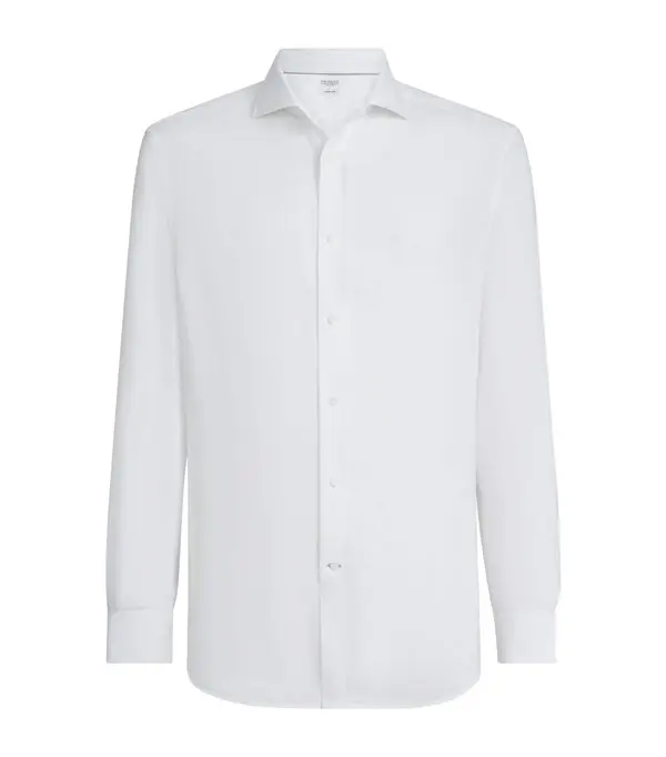 Brunello Cucinelli Linen Shirt - White