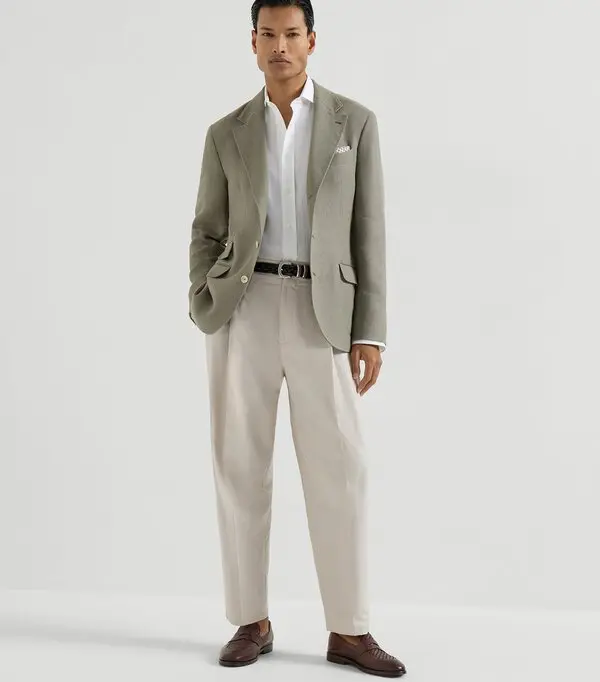 Brunello Cucinelli Linen Shirt - White