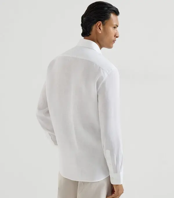 Brunello Cucinelli Linen Shirt - White