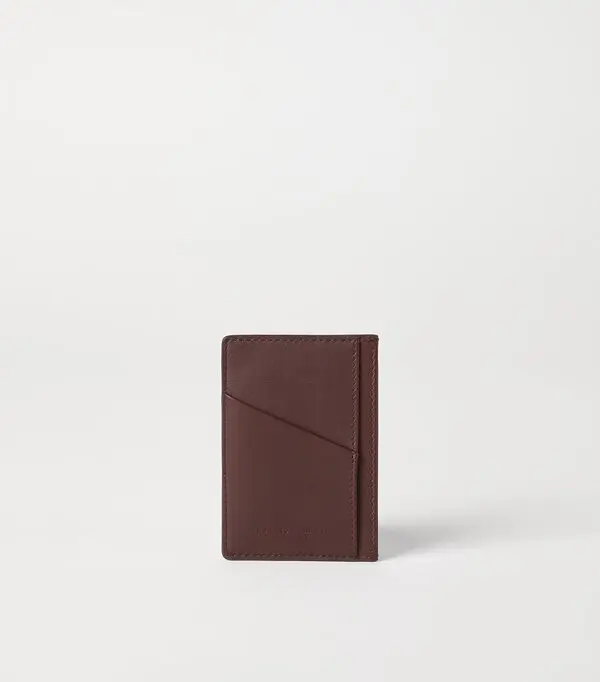 Brunello Cucinelli Leather Card Holder