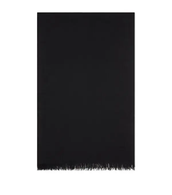 Brunello Cucinelli Cashmere-silk Scarf - Black