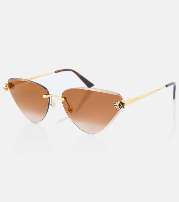 Cartier Panthère De Cat-eye Sunglasses