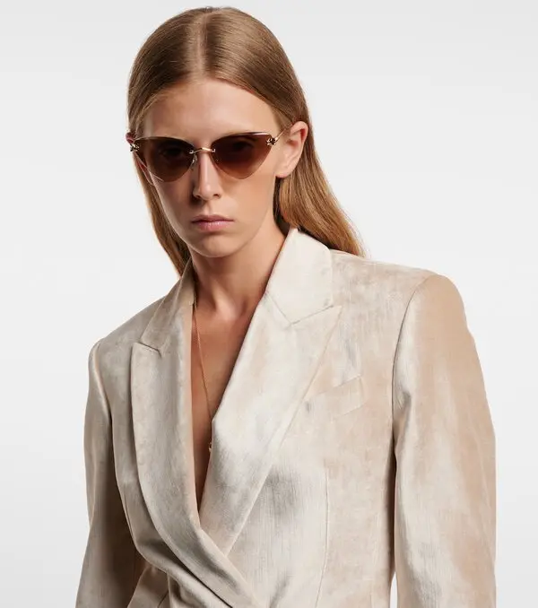Cartier Panthère De Cat-eye Sunglasses