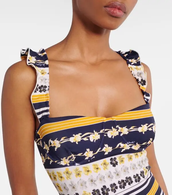 La DoubleJ Boop Floral One-piece Swimsuit - Multicoloured