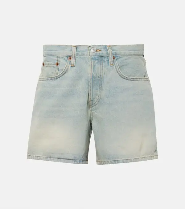 RE/DONE Mid-rise Denim Shorts