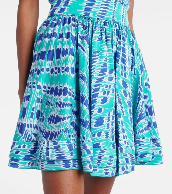 Poupette St Barth Bessie Printed Minidress