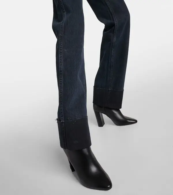RE/DONE High-rise Straight Leg Jeans