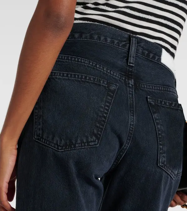 RE/DONE High-rise Straight Leg Jeans