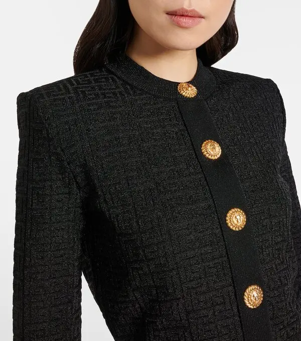 Balmain Labyrinth Knit Cardigan