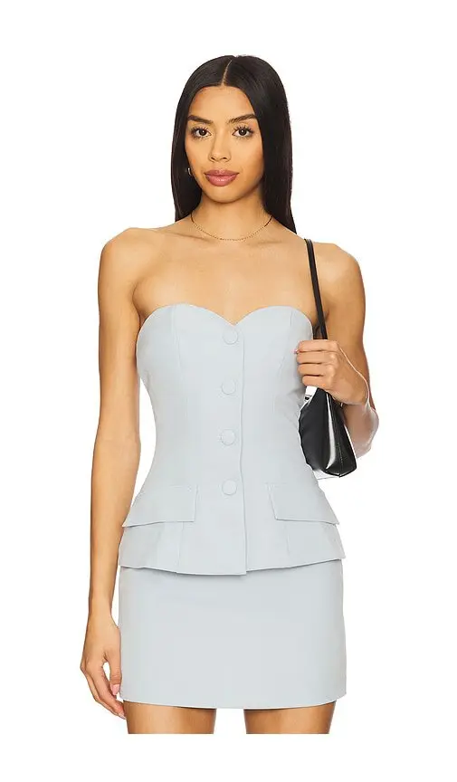 ALL THE WAYS Anslie Strapless Top In . Also - Light Grey