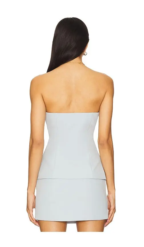 ALL THE WAYS Anslie Strapless Top - Light Grey
