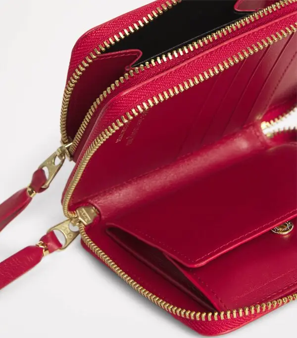 Comme Des Garçons Leather Zipped Wallet