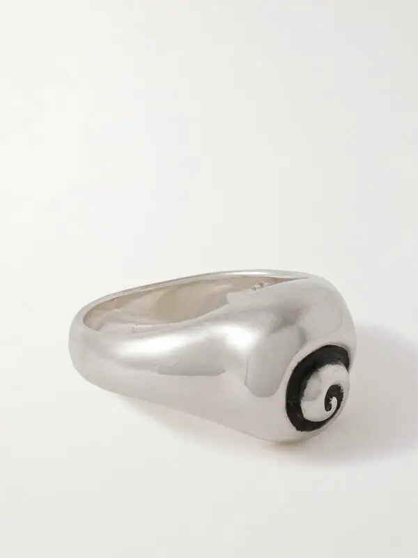 SOPHIE BUHAI Small Nautilus Ring - Silver