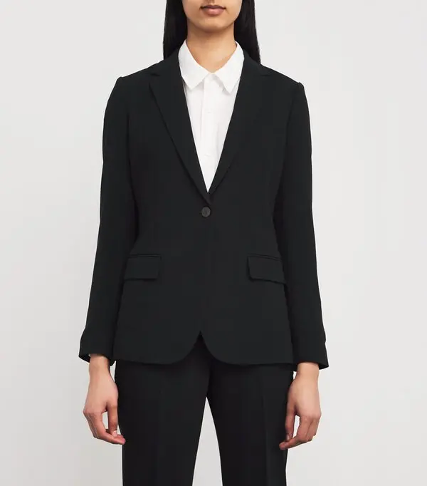 Theory Admiral Crepe Single-breasted Blazer