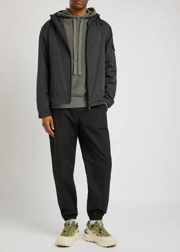 Moncler Hooded Nylon Jacket