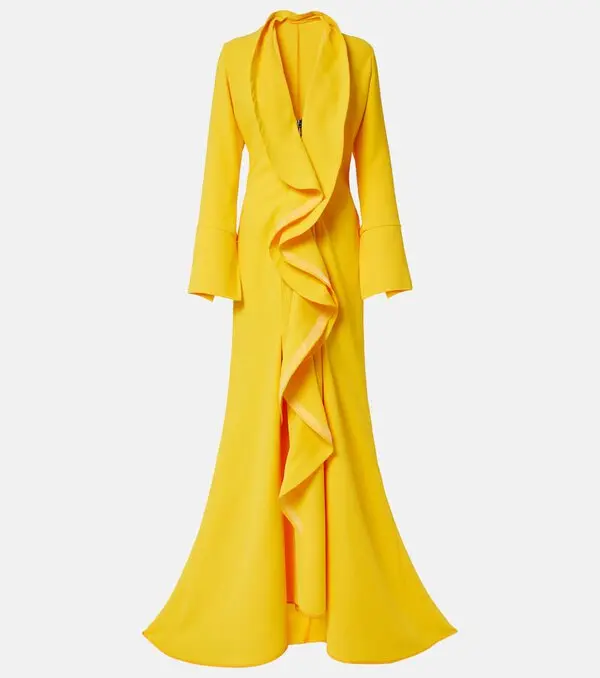 Maticevski Jupiter Draped Gown - Yellow