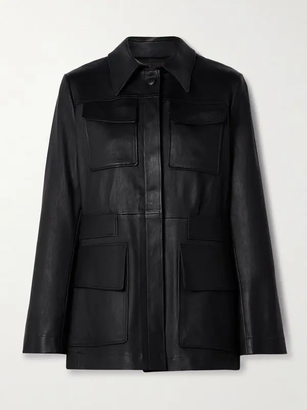 Stouls Leon Leather Jacket - Black