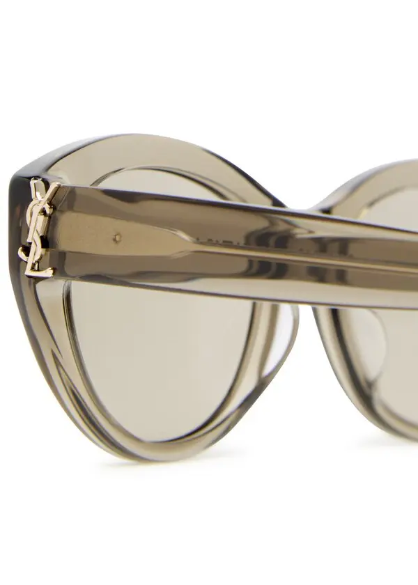 Saint Laurent Acetate Round Frame Sunglasses