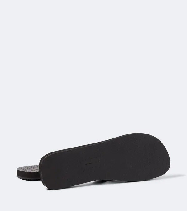 THE ROW Dune Grosgrain Thong Sandals