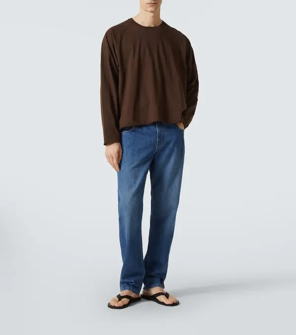THE ROW Dune Grosgrain Thong Sandals