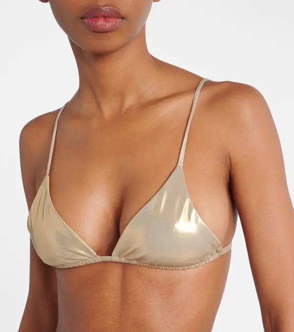 Jade Swim Gloss Bikini Top