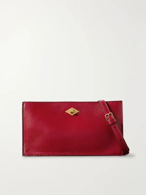 METIER Ease 22 Leather Clutch - Red
