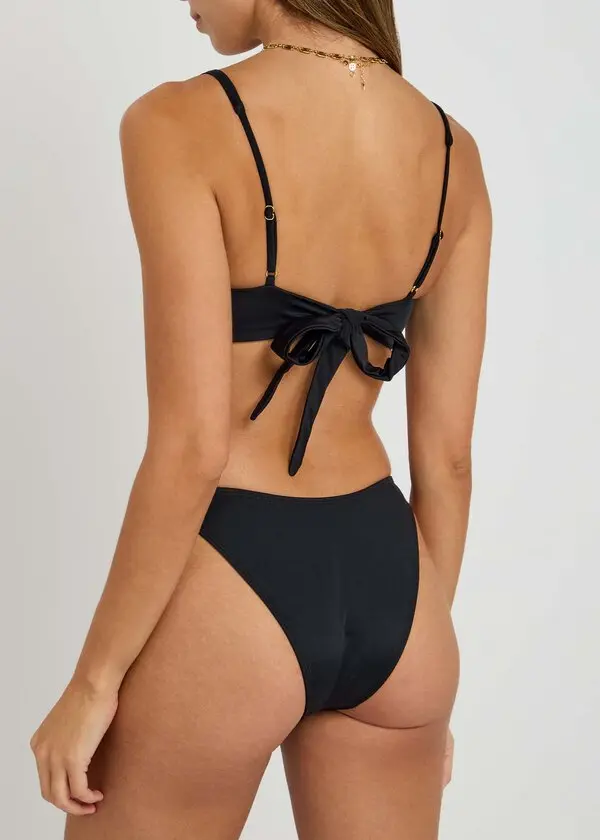 AWAY THAT DAY Palma Bikini Top - Black