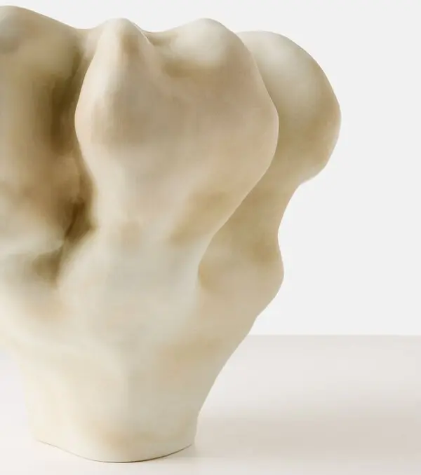 L'Objet Timna Short Porcelain Vase - Neutrals