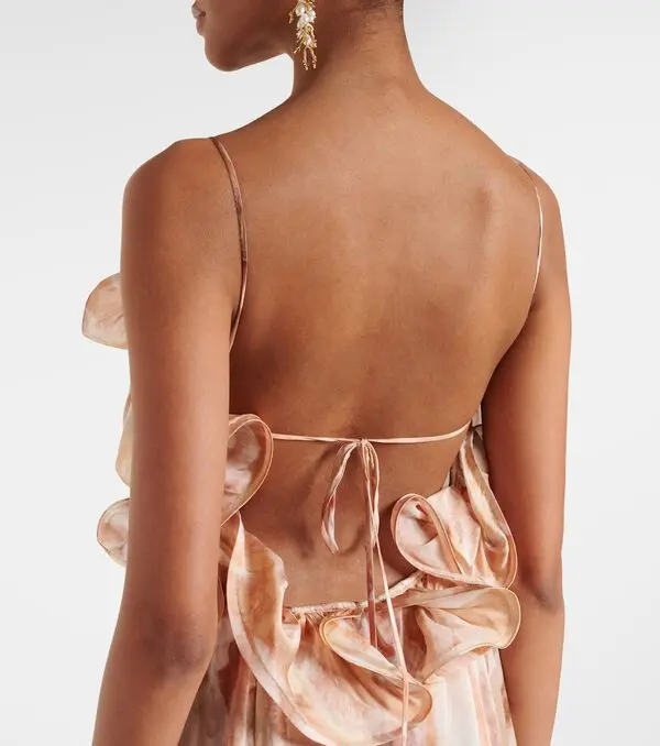 Zimmermann Illuminate Printed Silk Maxi Dress