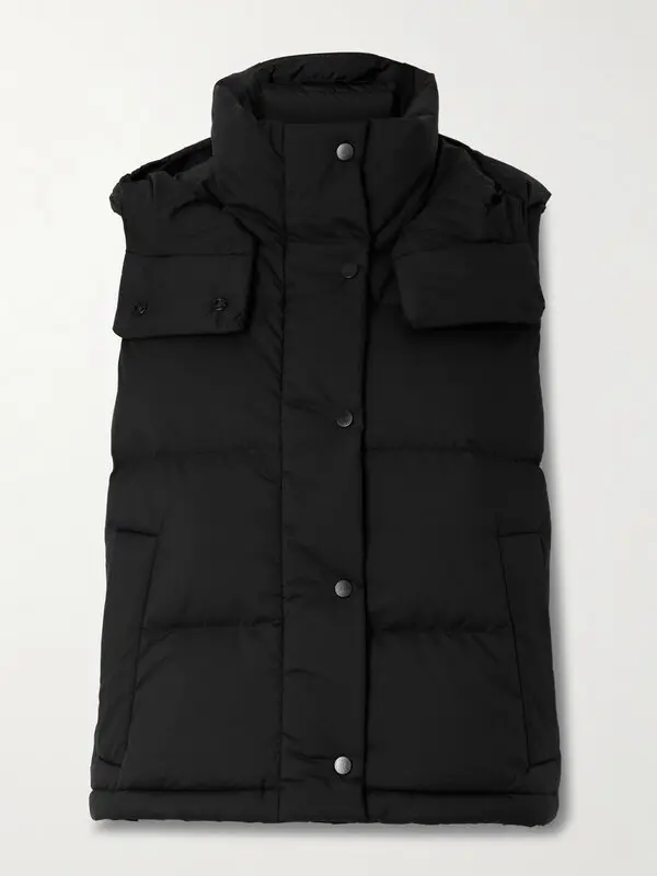 Lululemon Wunder Puff Quilted Softmatte Hooded Down Vest - Black