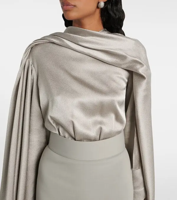 Solace London Rosalia Draped Gown