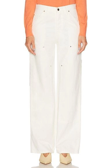 Renggli Work Wide Leg Jeans - Bone