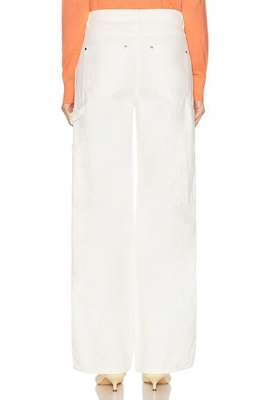Renggli Work Wide Leg Jeans - Bone