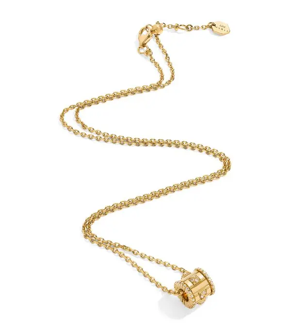 MARLI NEW YORK 18 Karat Yellow And Diamond Necklace - Gold