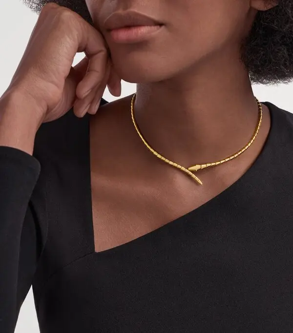 BVLGARI 18k Gold Serpenti Viper Necklace