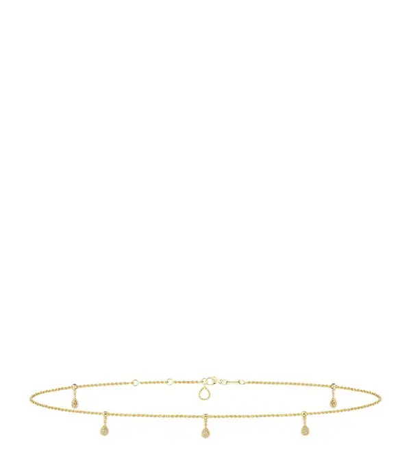 Boucheron Serpent Bohème Diamond Anklet - Gold
