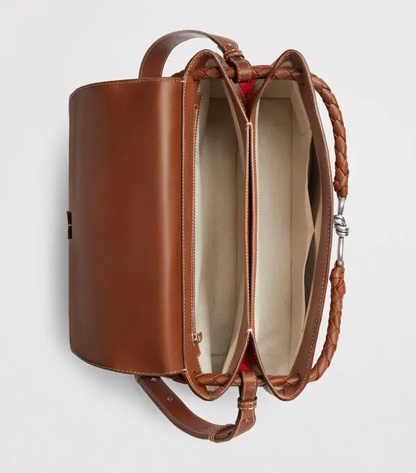 Bottega Veneta Large Canvas Andiamo Messenger Bag