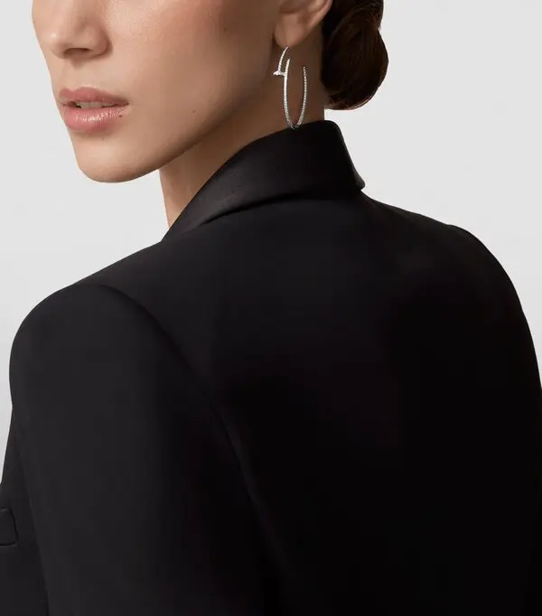 Cartier Juste Un Clou Diamond Hoop Earrings