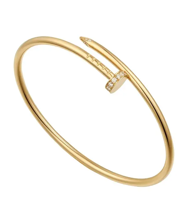 Cartier Juste Un Clou Diamond Bracelet In Yellow - Gold