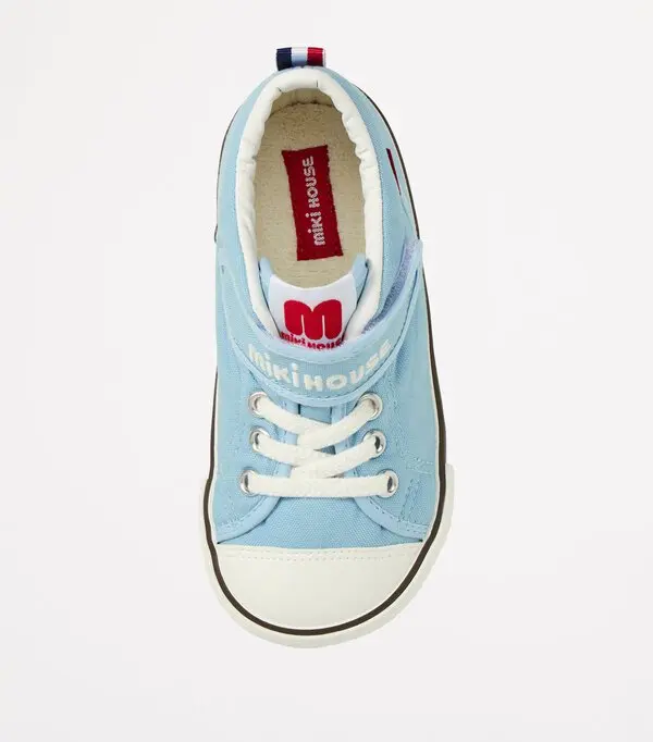 MIKI HOUSE Logo Velcro High Top Sneakers