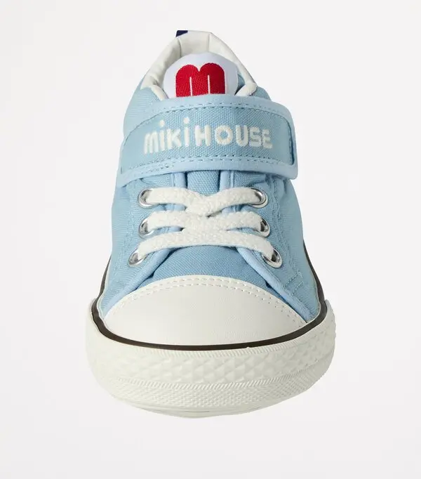 MIKI HOUSE Logo Velcro High Top Sneakers
