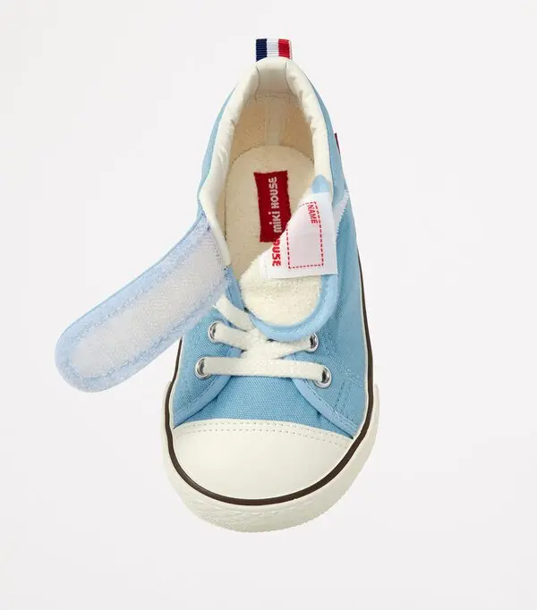 MIKI HOUSE Logo Velcro High Top Sneakers