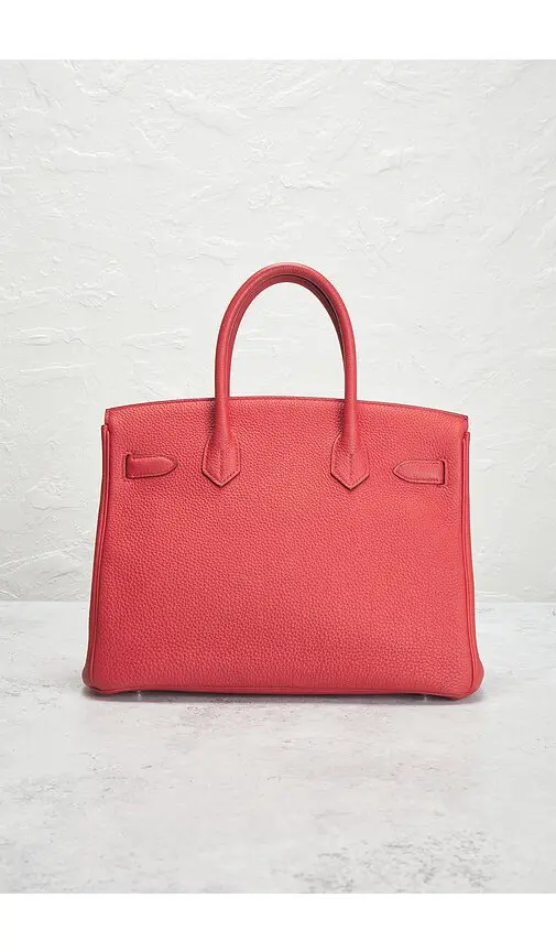 FWRD RENEW Hermes Togo Birkin 30 Handbag - Red
