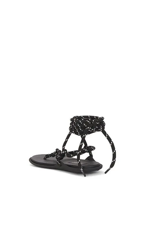 Raye Lillie Cord Sandal - Black