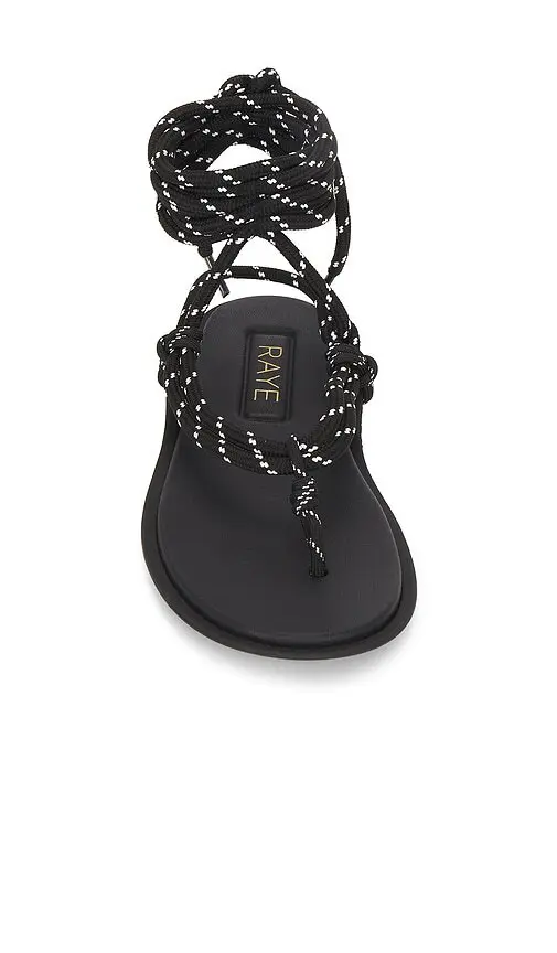 Raye Lillie Cord Sandal - Black