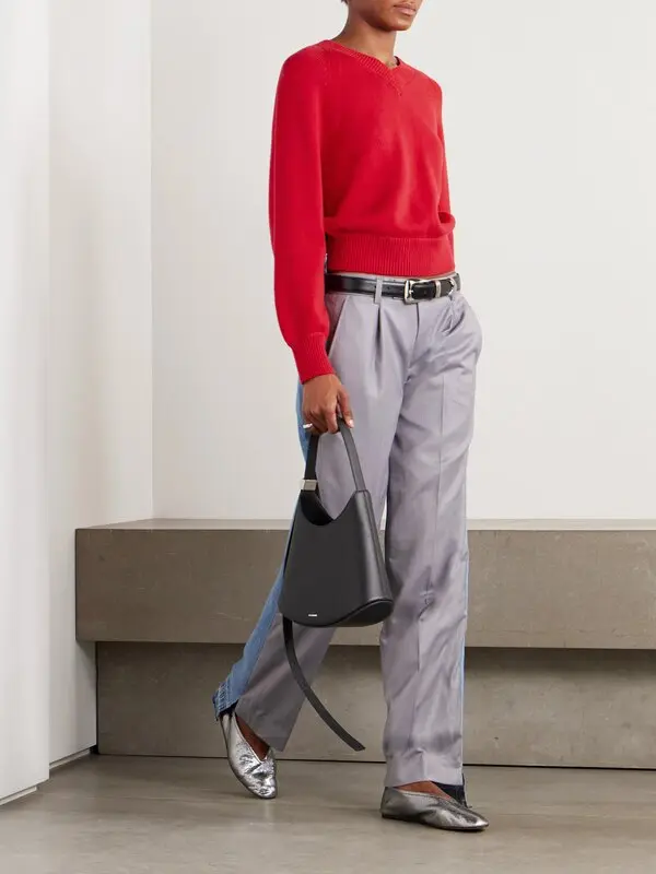 HIGH SPORT Veronica Cotton Sweater - Red